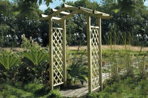 Omega top Arch - Home Ark Fencing, Decking and Landscape Supplies, Swansea.